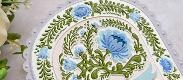 Folksy Florals with The Greetery Rosemal Reflections – Seven Hills Crafts