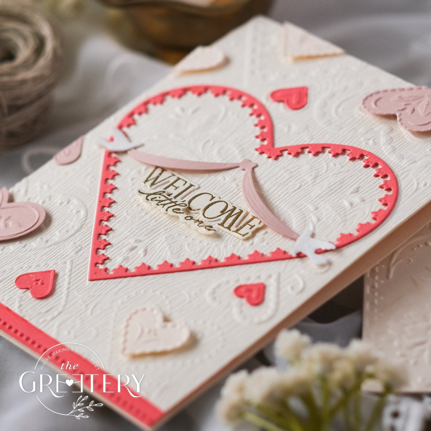 GT Coquette Hearts Embossing Folder – Seven Hills Crafts
