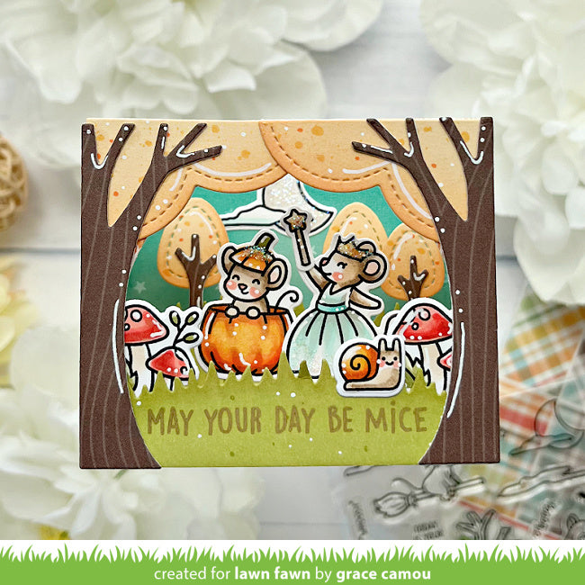 Lawn Fawn Halloween Mice Coloring Stencil – Seven Hills Crafts