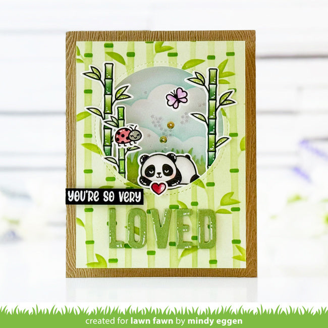 Lawn Fawn I Heart Pandas Add-On Dies – Seven Hills Crafts