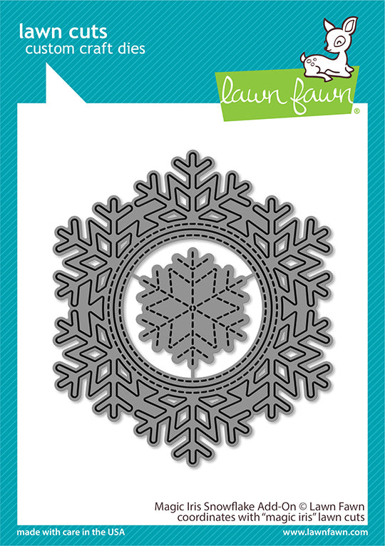 Magic Iris snowflake Add-On Die – Seven Hills Crafts