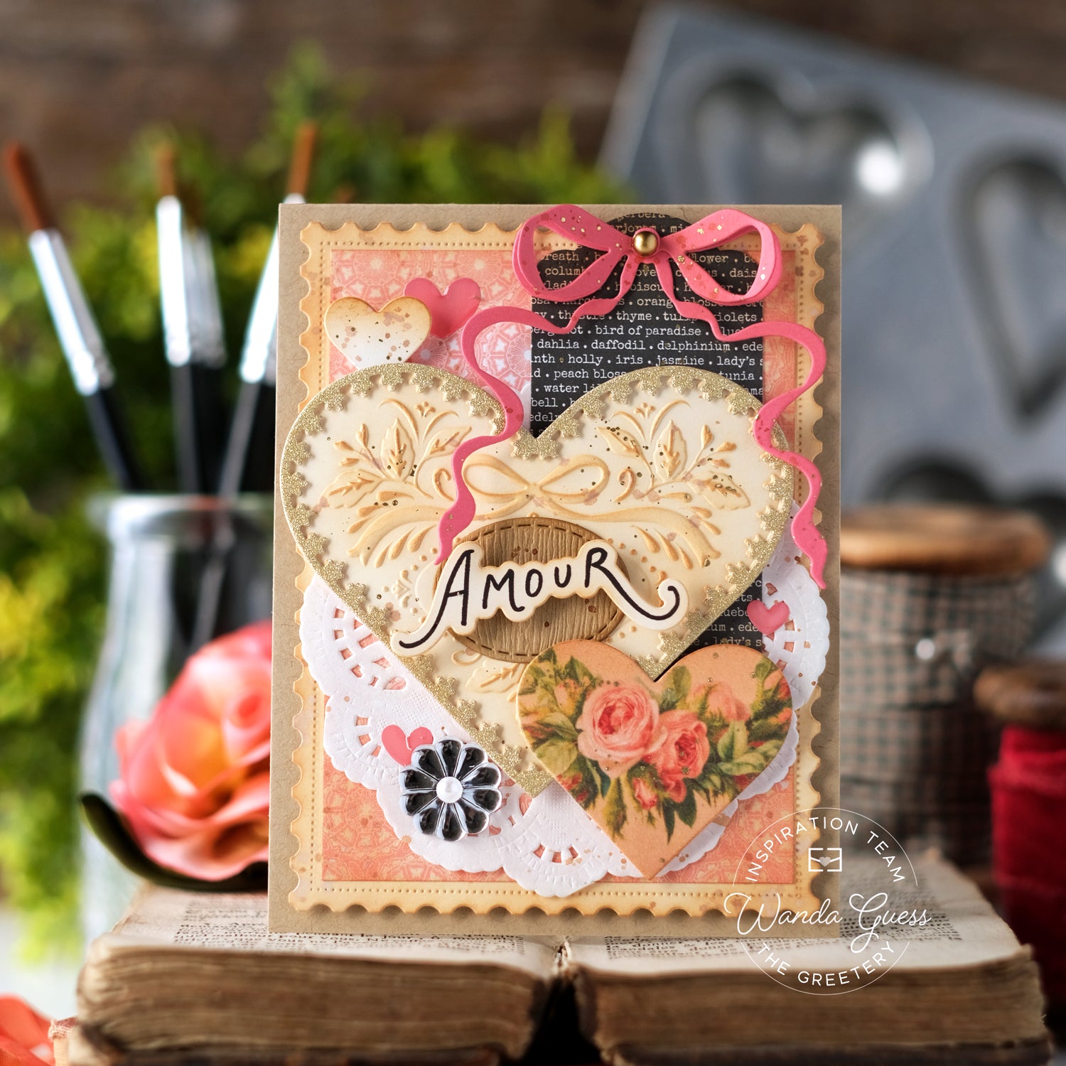 GT Coquette Hearts Embossing Folder – Seven Hills Crafts
